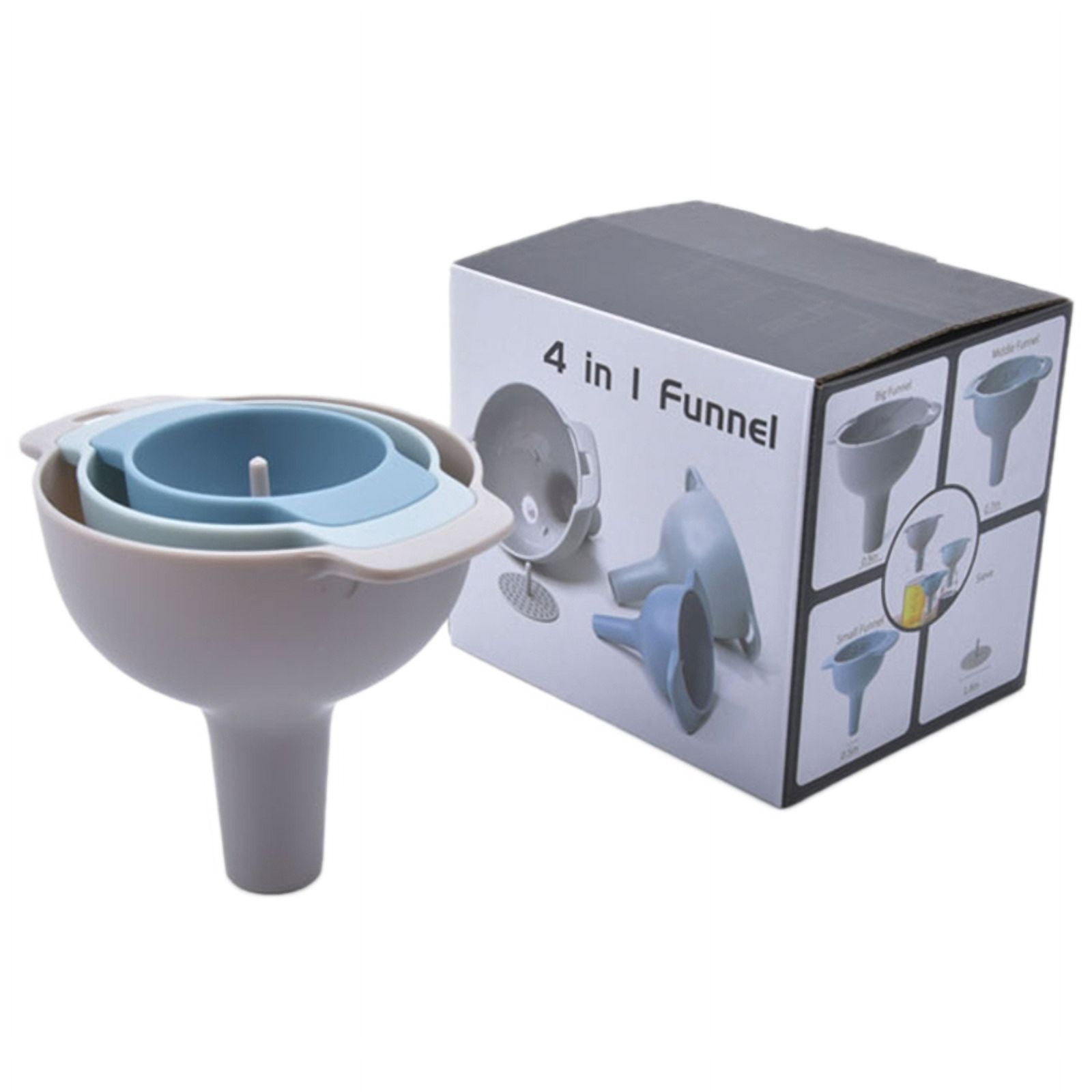 Multifunctional Pouring Set Reusable Kitchen Funnel Versatile Oil ...
