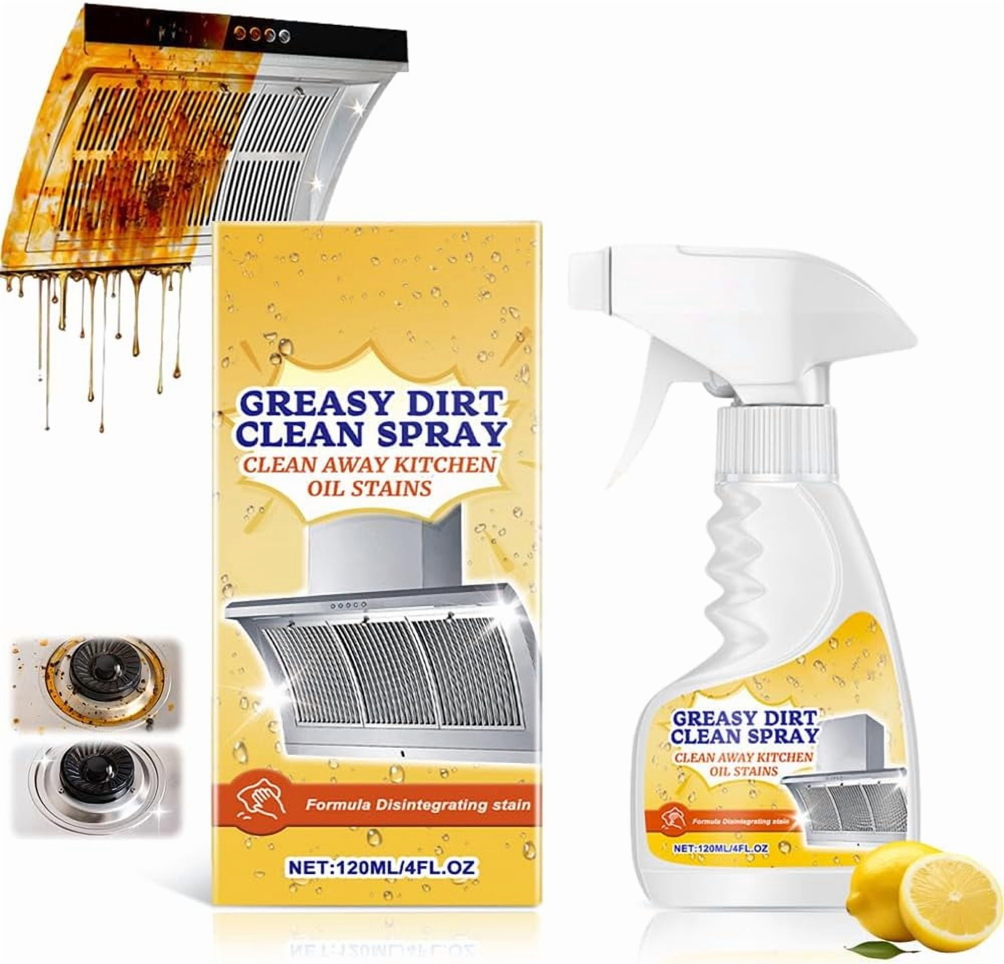 Multifunctional Powerful Kitchen Foam Cleaner, 120ml/4Fl.oz Heavy-Duty ...