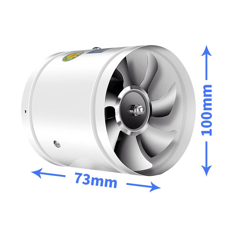 Multifunctional Powerful Mute Exhaust Fan 4\'\'6\'\' Pipe Vent Exhaust ...