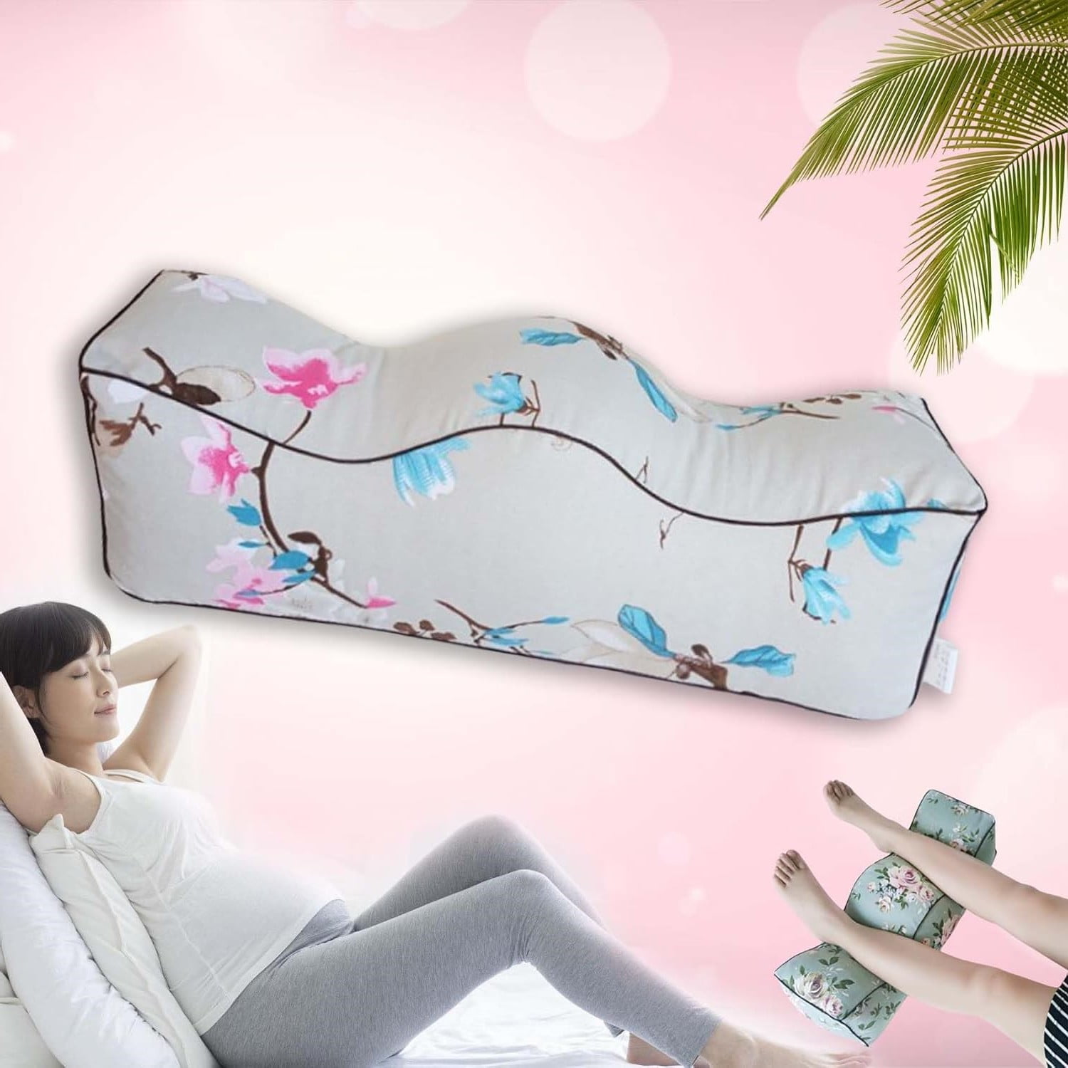 Multifunctional Pressure Reducing Leg Elevation Pillow, Sleeping Leg ...
