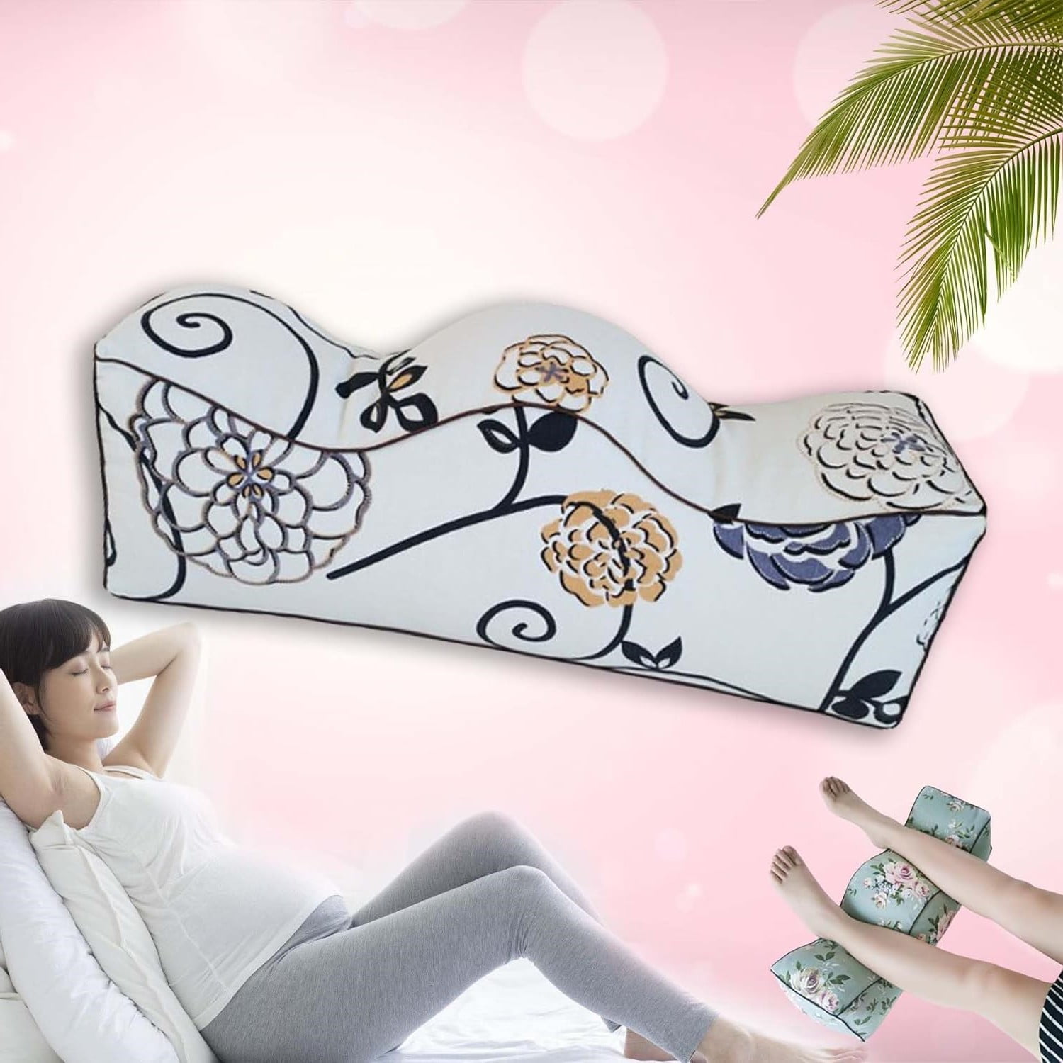 Multifunctional Pressure Reducing Leg Elevation Pillow, Sleeping Leg ...
