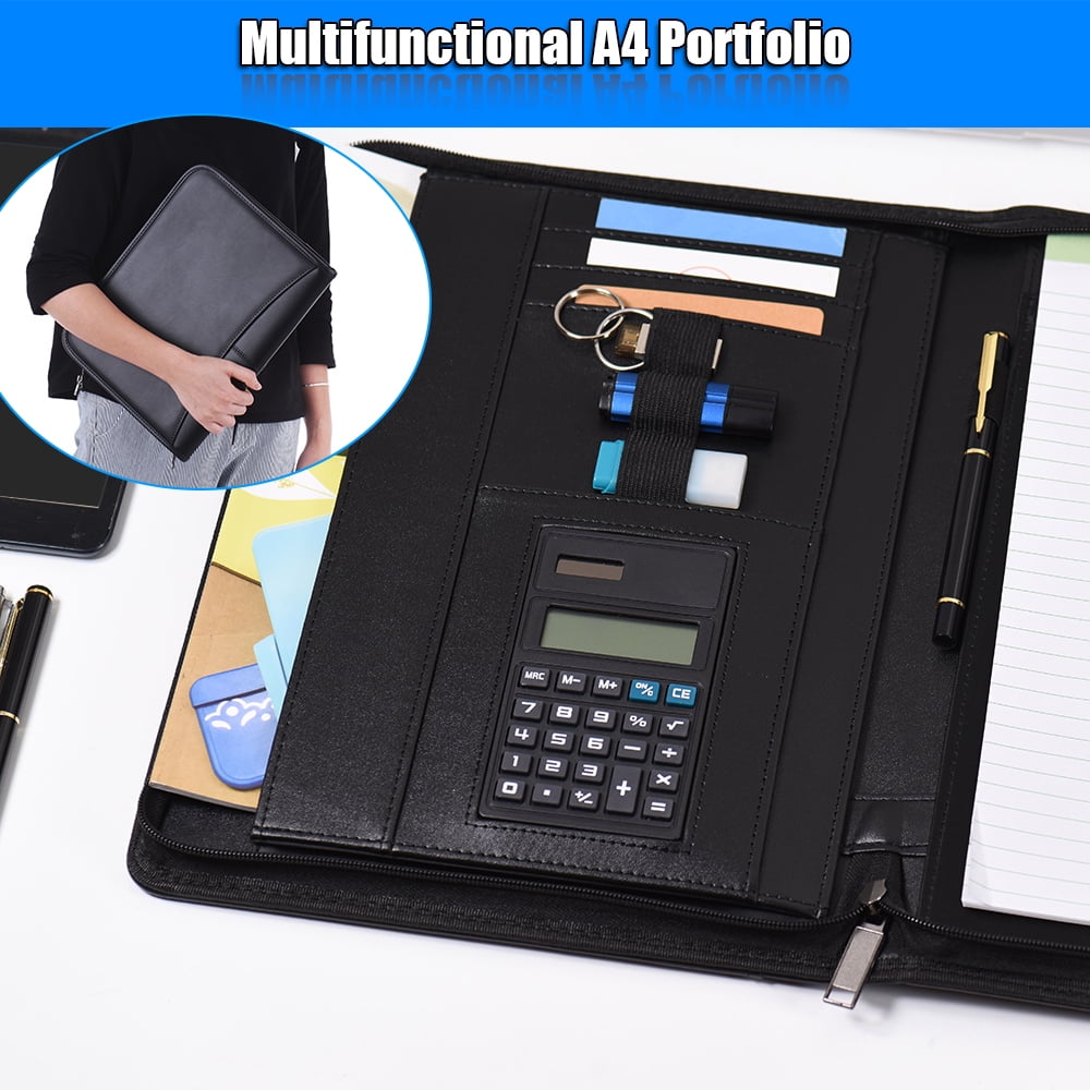 Multifunctional Professional Business Portfolio Padfolio Folder ...