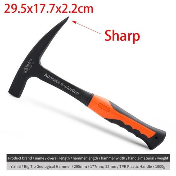 Multifunctional Professional Hand Tools Geological Hammer Mine ...