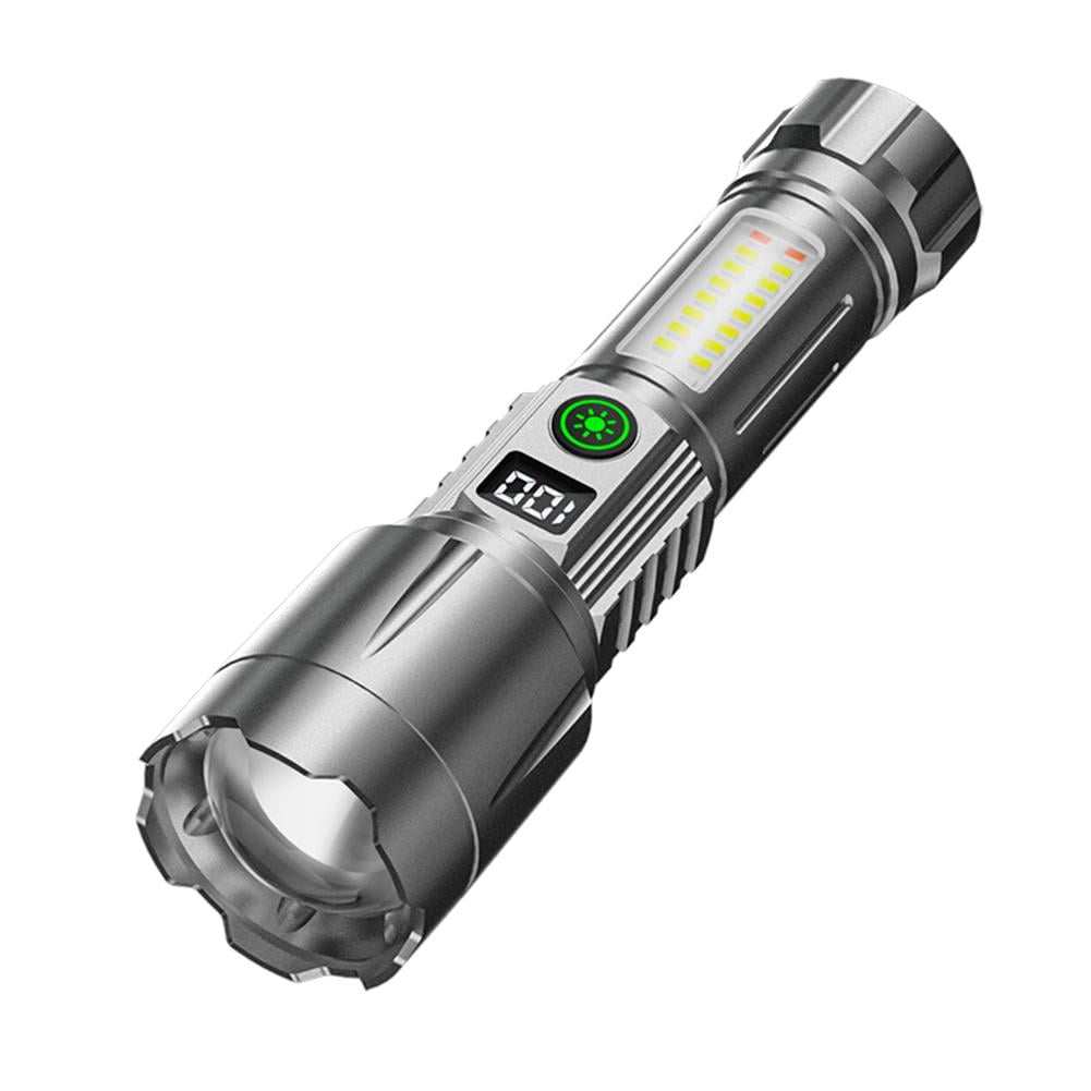 Multifunctional Protable -long Range LED Flashlight Adjustable Focus H ...