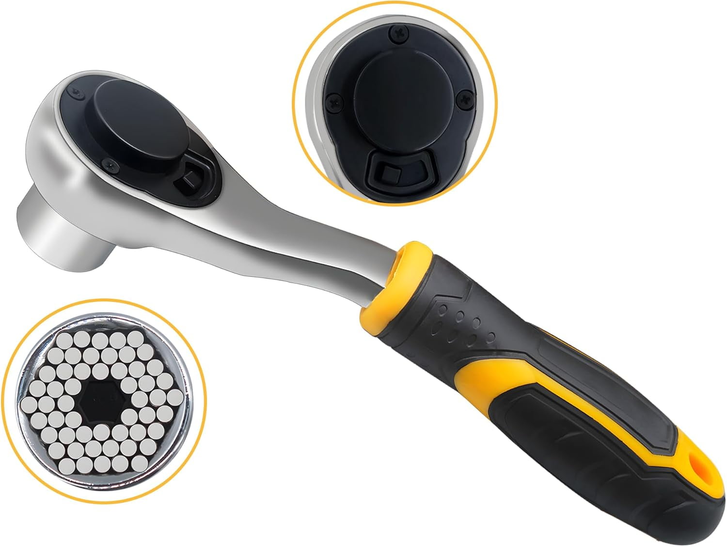 Multifunctional Ratchet Wrench,Adjustable Ratchet Wrench,Universal ...