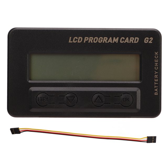 Multifunctional Real Time Display LCD Program Card G2 for RC Aircraft ...