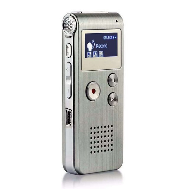 Multifunctional Rechargeable 8GB 650HR Digital Audio Voice Recorder ...