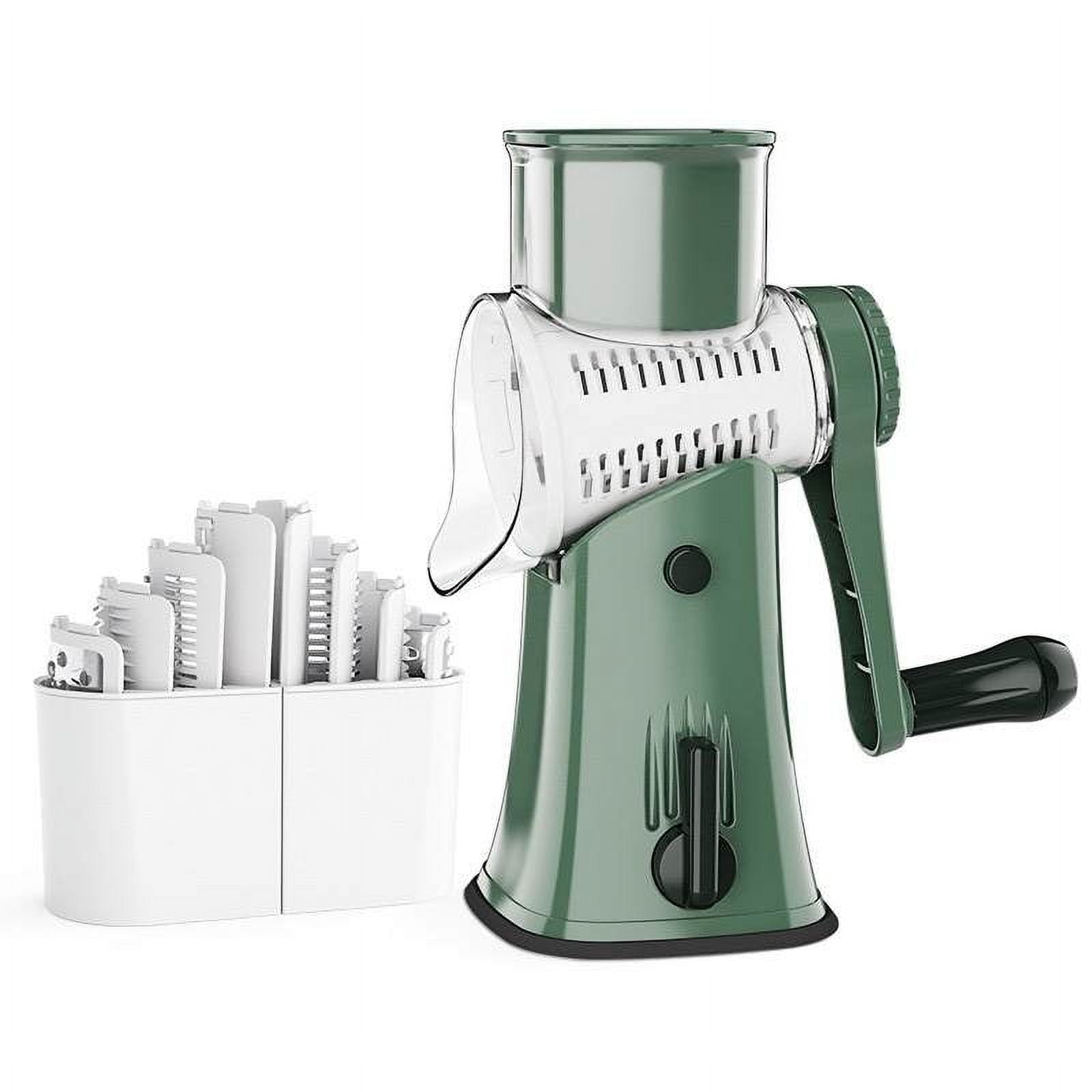 Multifunctional Rotary Grater - Easy Suction Handheld Cheese Shredder ...