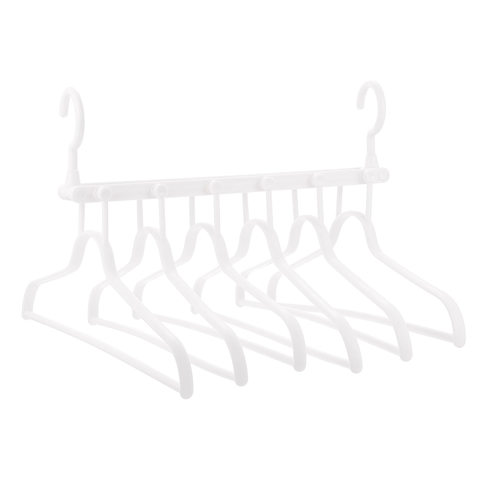 Multifunctional Rotatable Solid Plastic Clothes Rack Foldable Clothes ...