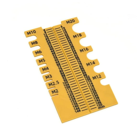 Multifunctional Screw Measurement Device - Ergonomic 150mm Scale for ...