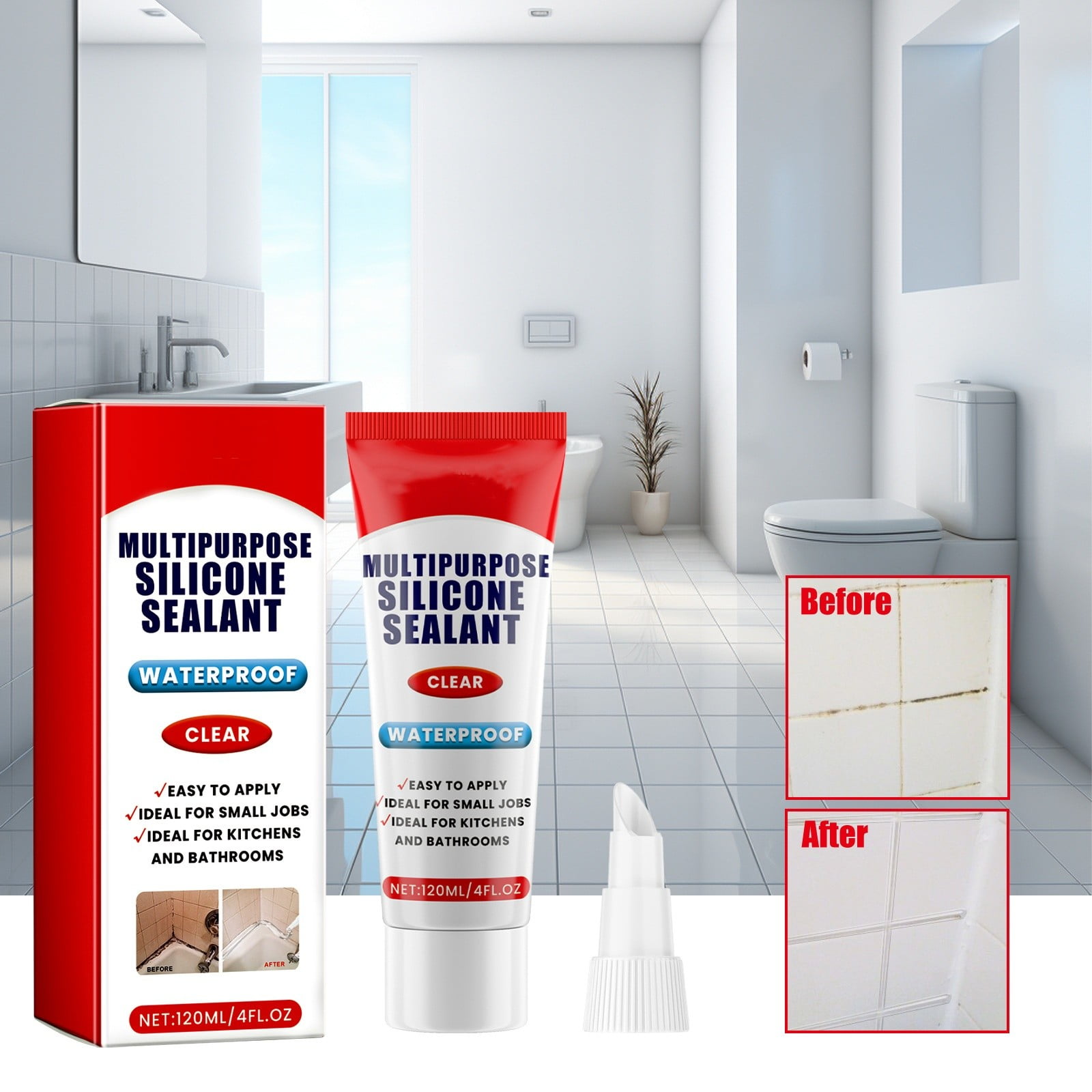 Multifunctional Sealant for Kitchen Countertop Bathroom Tile and ...