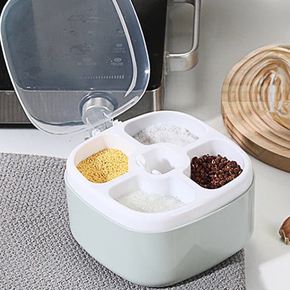 Multifunctional Seasoning Jar Set with Compartments for Organized Spice ...