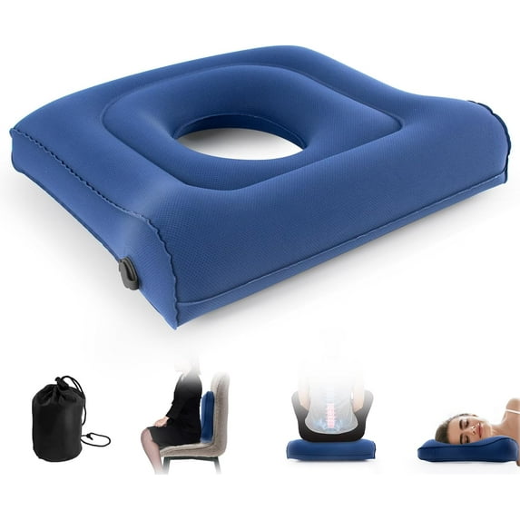 Multifunctional Seat Cushion,Inflatable Head Pillow,Adjustable Donut ...