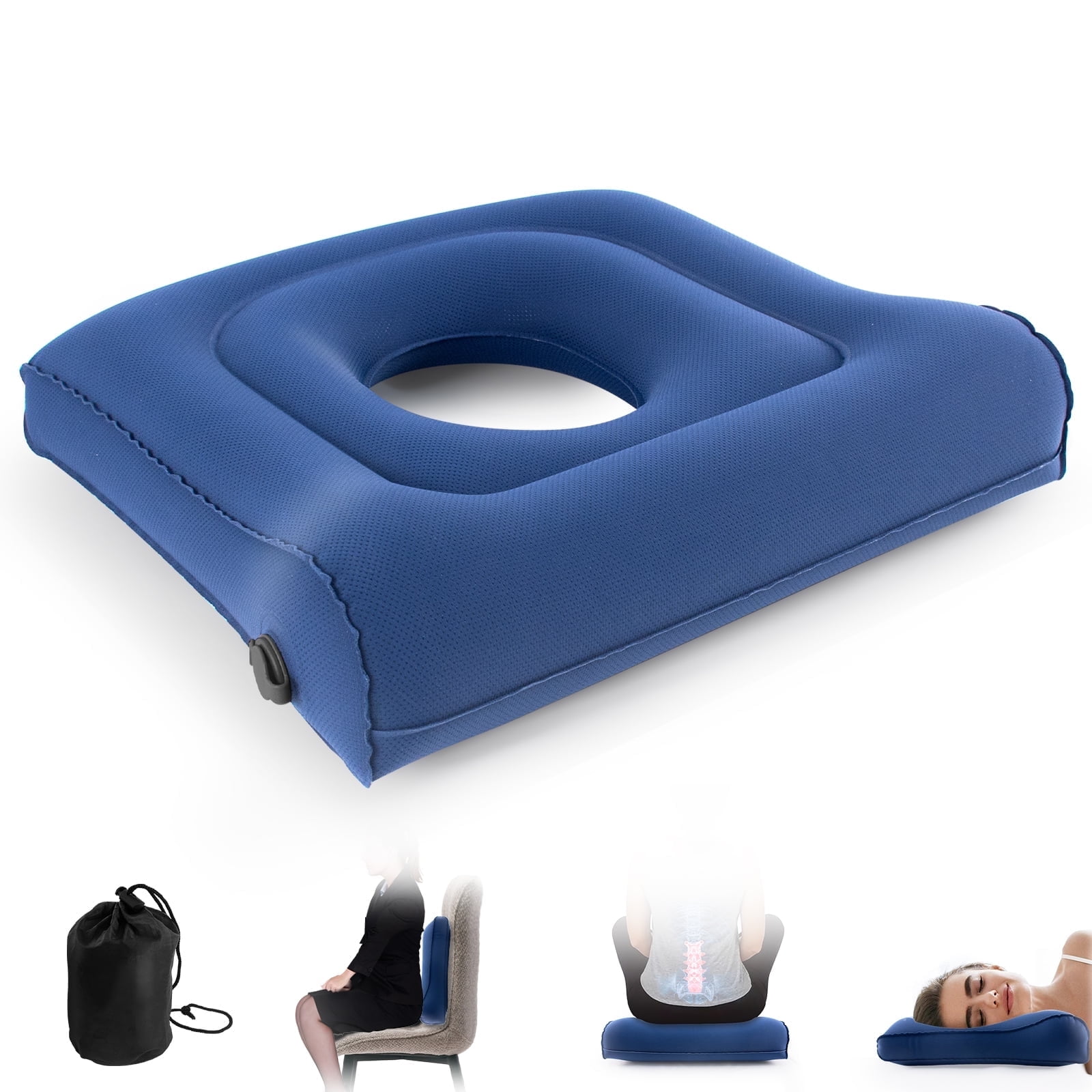 Multifunctional Seat Cushion,Inflatable Head Pillow,Adjustable Donut ...