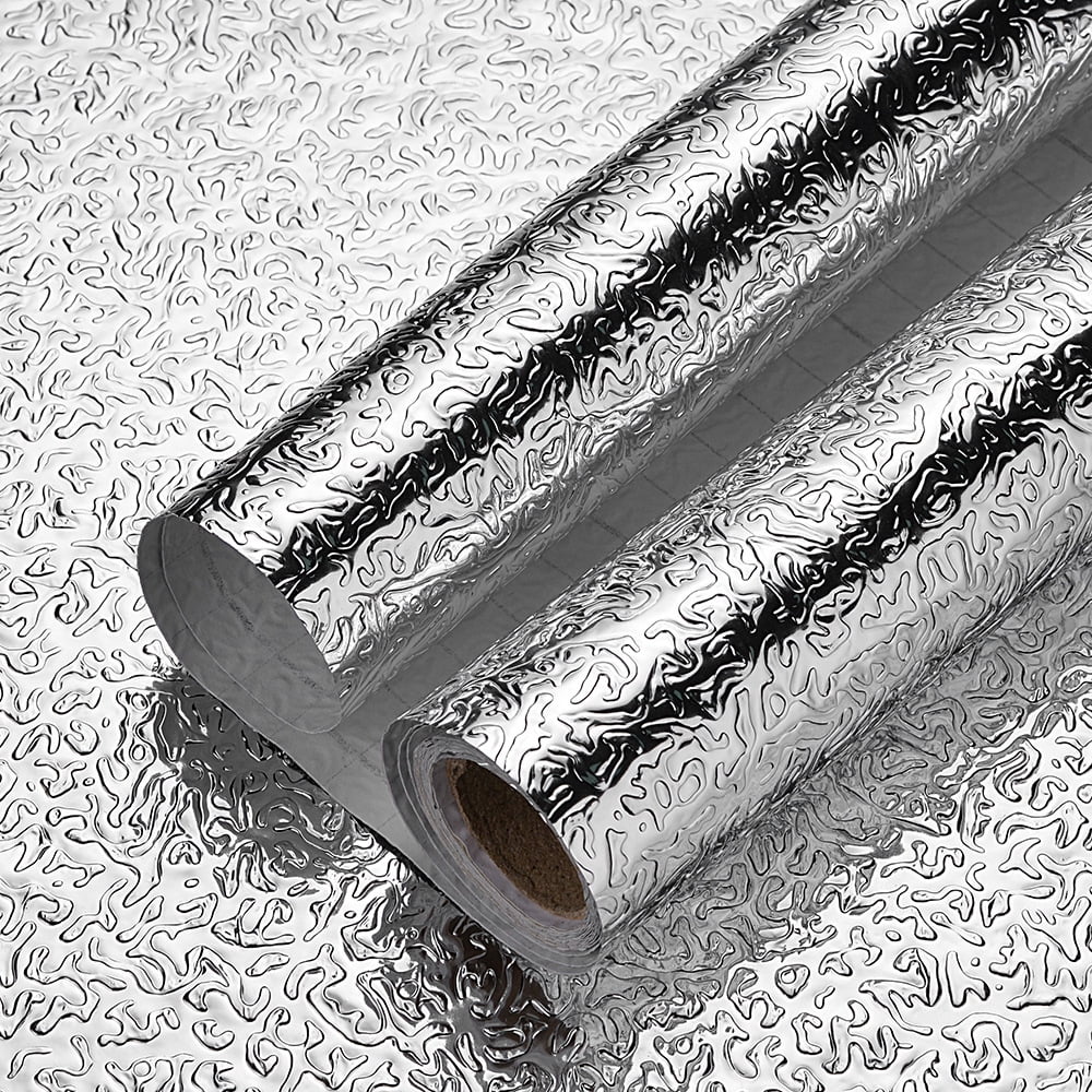 Multifunctional Self Adhesive Kitchen Aluminum Foil Stickers Oil Proof ...