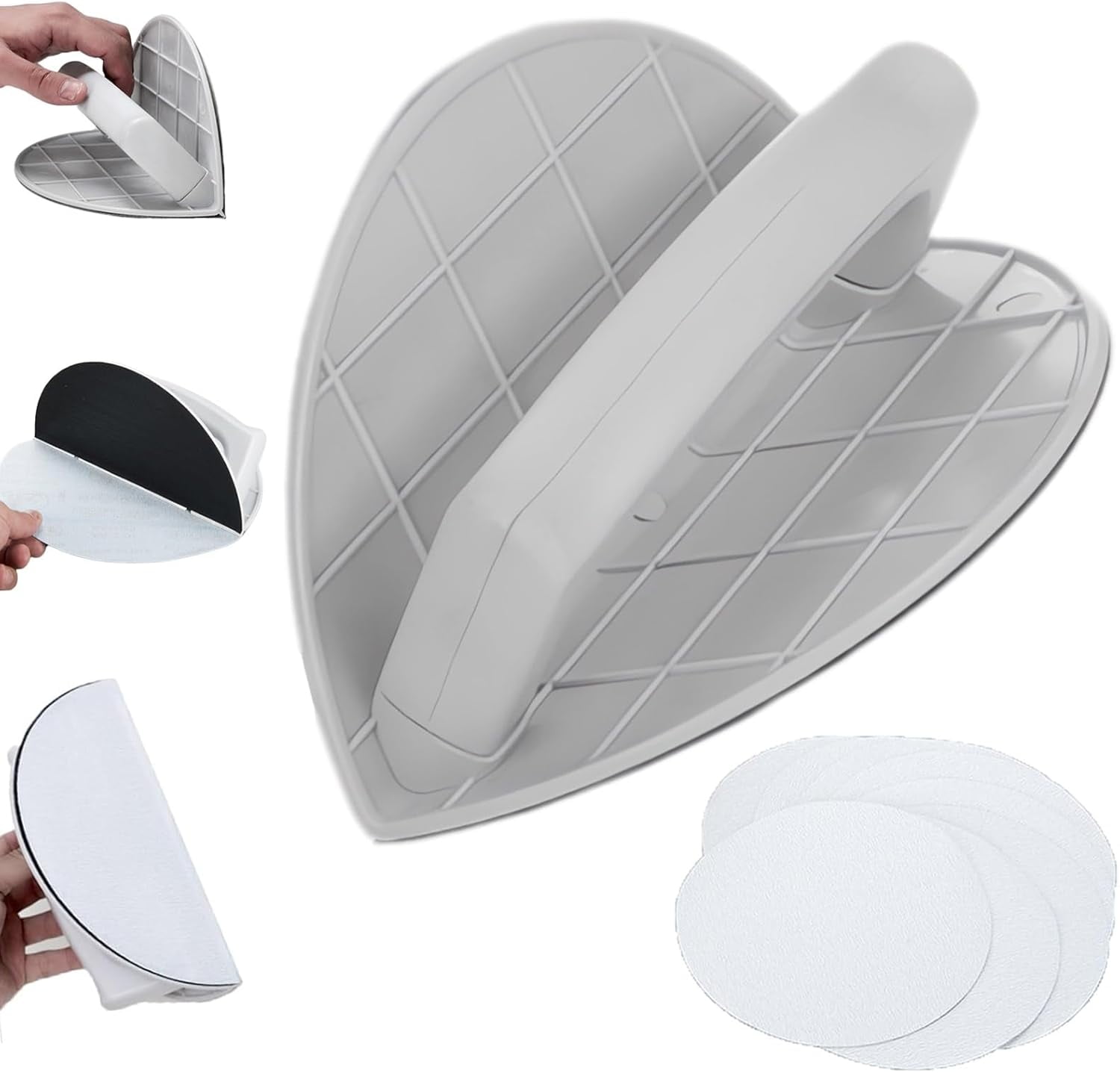 Multifunctional Semi-Circular Angle Sanding Sandpaper Tool, Self ...