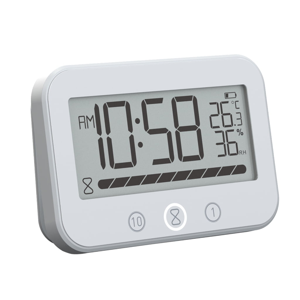 Multifunctional Shower Clock Bathroom Clock With Countdown Timer ...