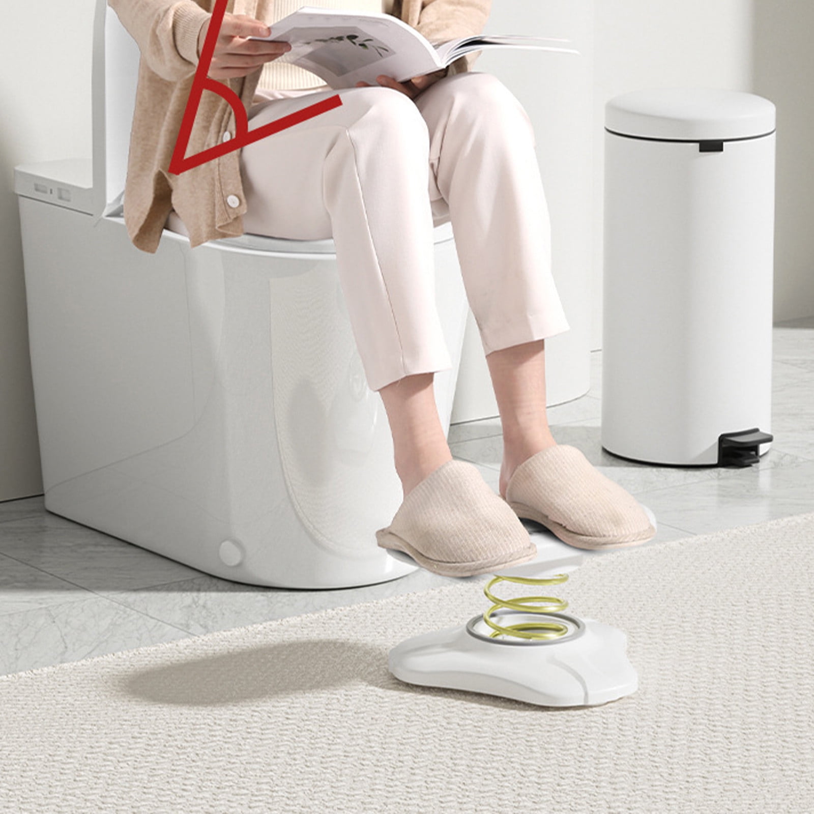 Multifunctional Silent Spring Sports Pedal – Non-Slip Office/Toilet ...