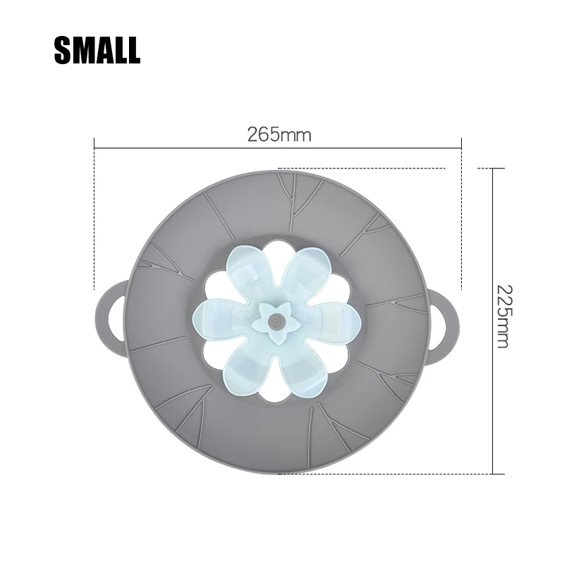 Multifunctional Silicone Lid Spill Stopper Anti Overflow Pot Cover ...