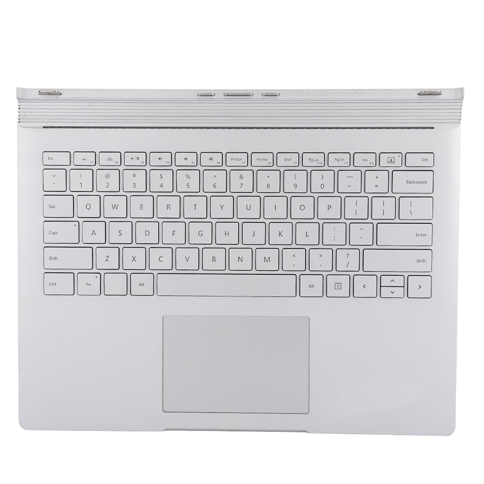 Multifunctional Silver Keyboard Replacement for Surface Book 1 1704/ ...