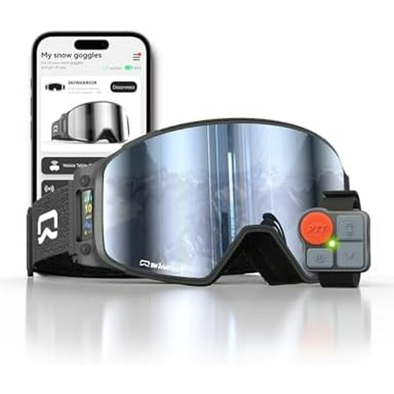 Multifunctional Smart Bluetooth Ski Goggles with Walkie-Talkie, Anti ...