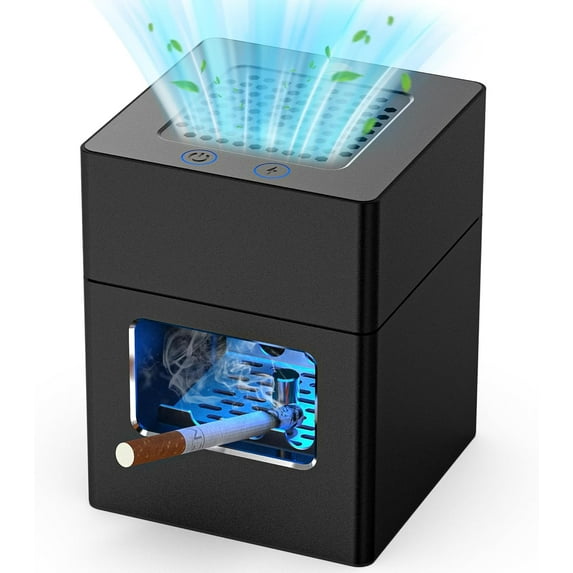 Multifunctional Smokeless Ashtray,HEPA Filter Smokeless Ashtray Indoor ...