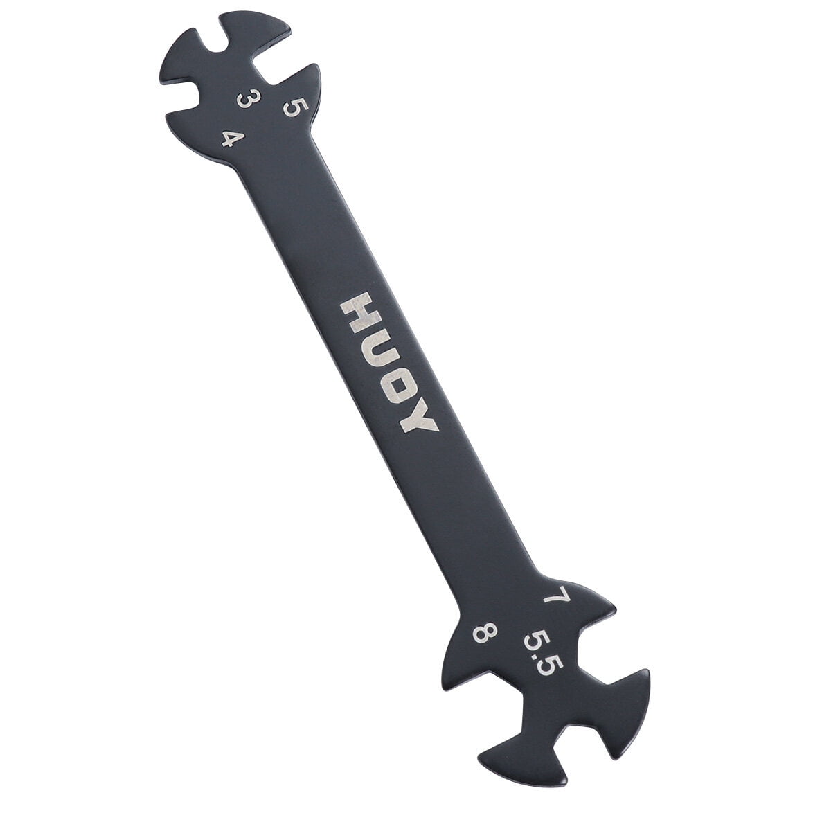Black Steel Wrench Tool for RC Car Turnbuckles 6 in 1 Multifunctional ...