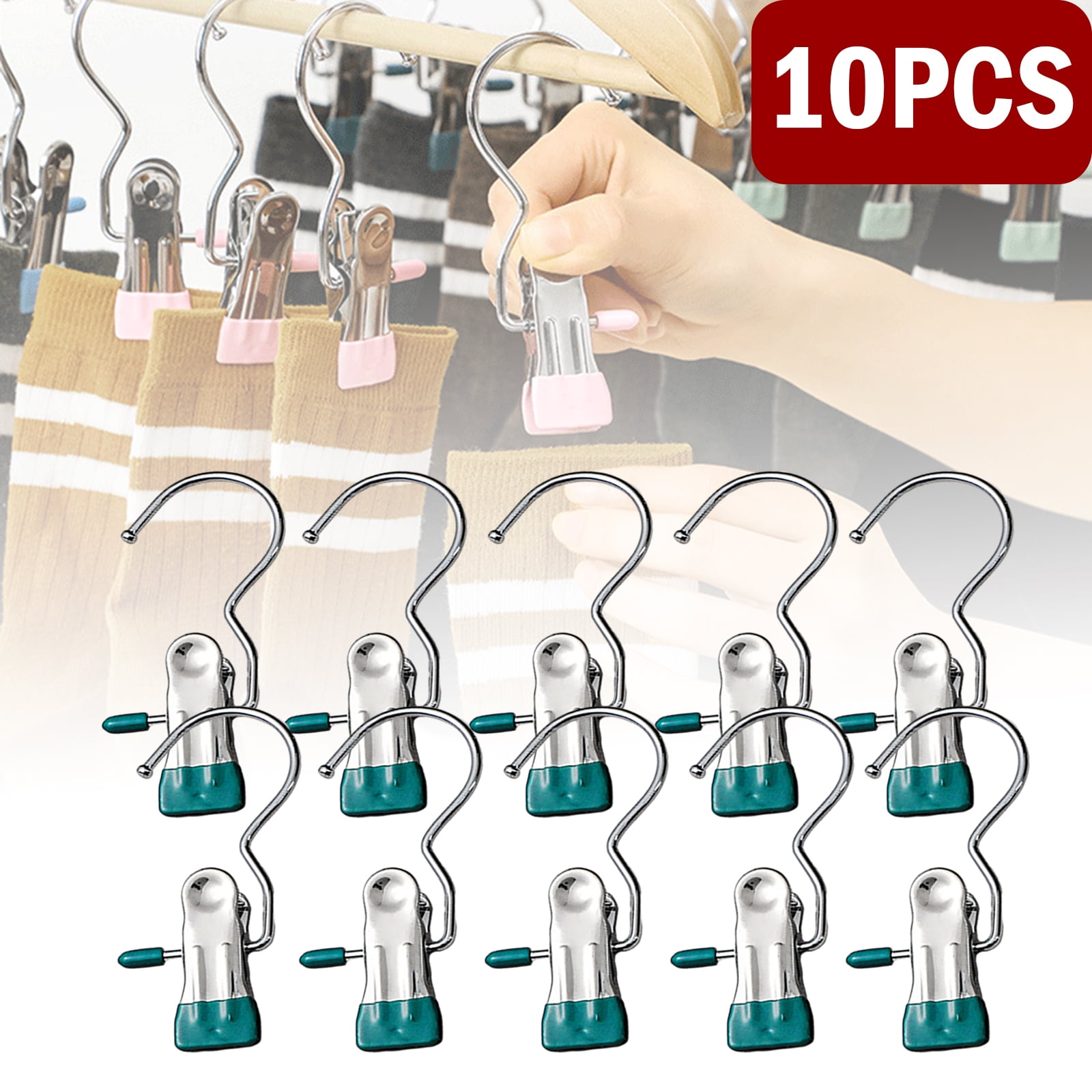 Multifunctional Stainless Steel Clip Hooks Set of Robust Metal S-Hooks ...