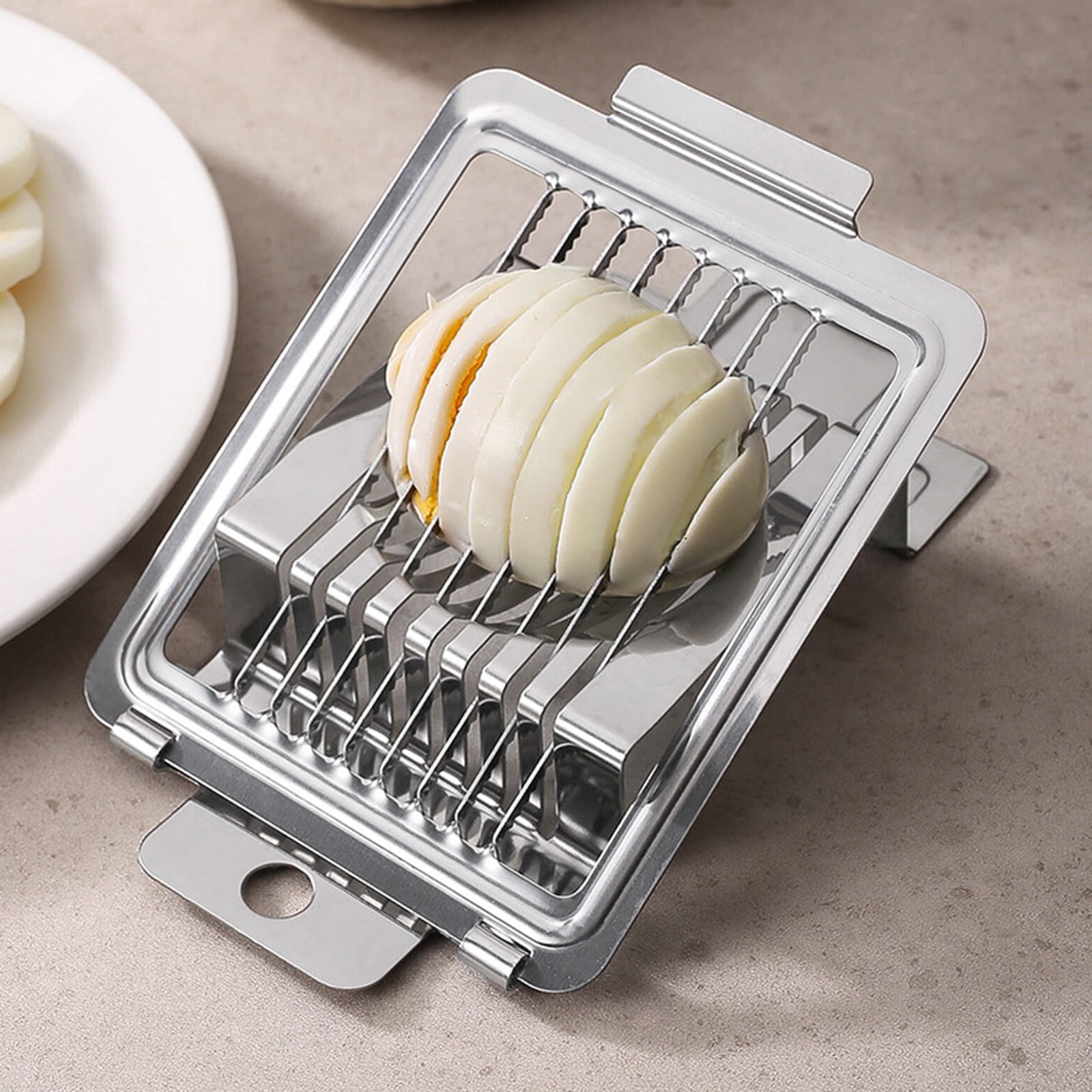 Multifunctional Stainless Steel Eggs Slicers, Heavy Duty Safe Eggs ...