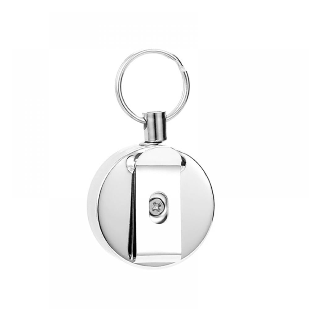 Multifunctional Stainless Steel Key Ring Metal Retractable Key Chain ...