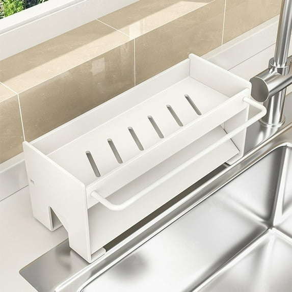 Multifunctional Stainless Steel Kitchen Rack – Sink-Side Storage for ...