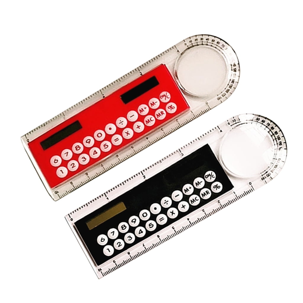 Multifunctional Stationery 4-in-1 Designed, Solar Calculator, Ruler ...