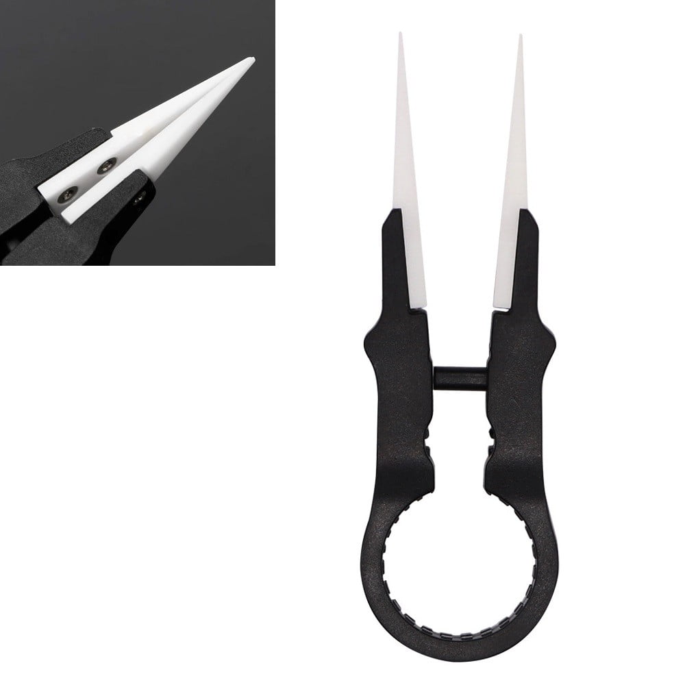 Multifunctional Steam Vaper Ceramic Insulation Head Tweezer Forceps ...