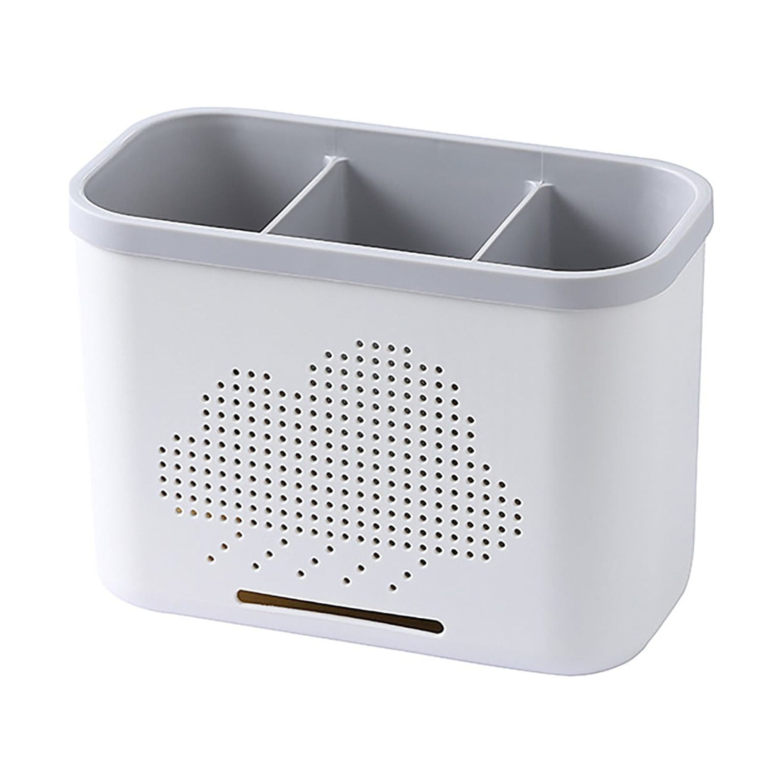 Multifunctional Storage Rack Chopsticks Double Layer Cutlery Drainer ...