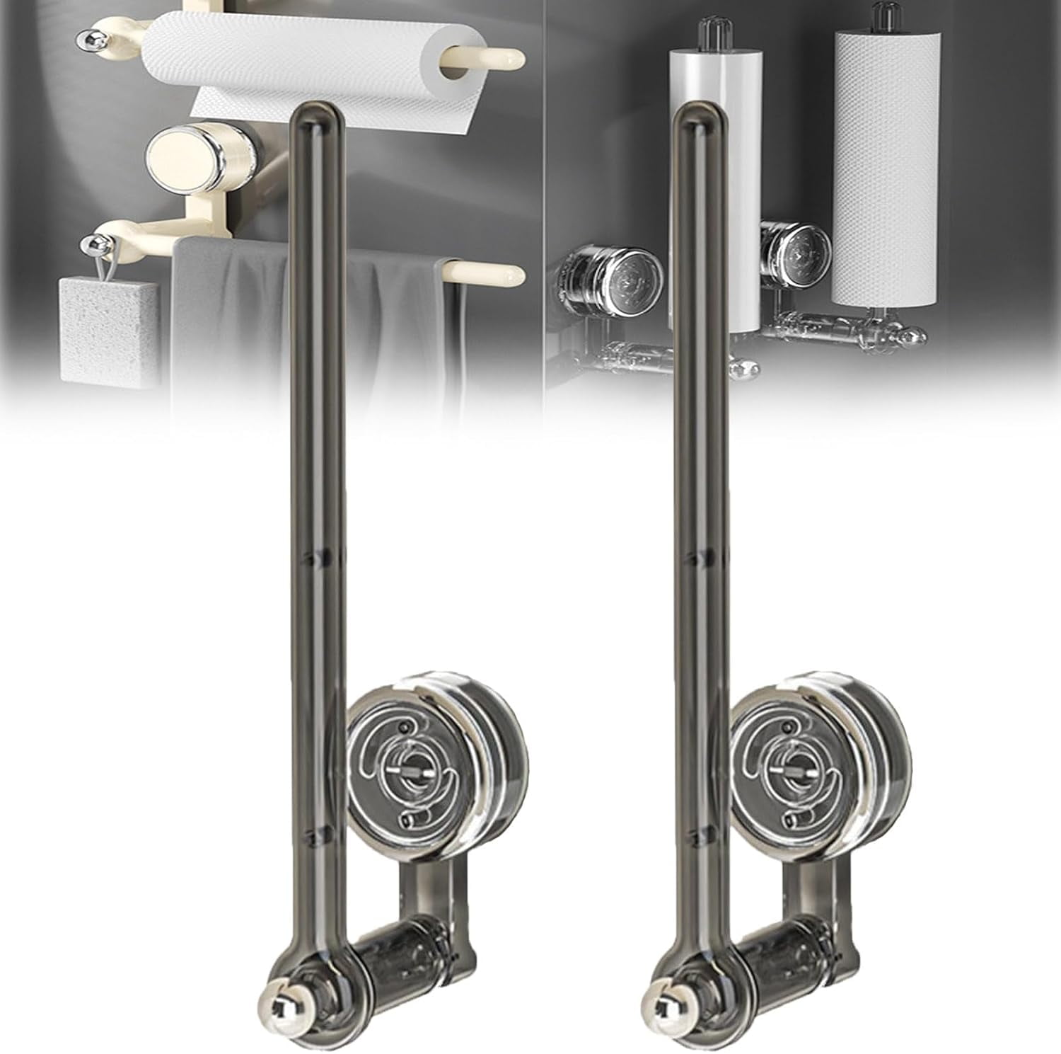Multifunctional Sucker Hanging Rod, 2025 New No Drill Mounted Hand ...