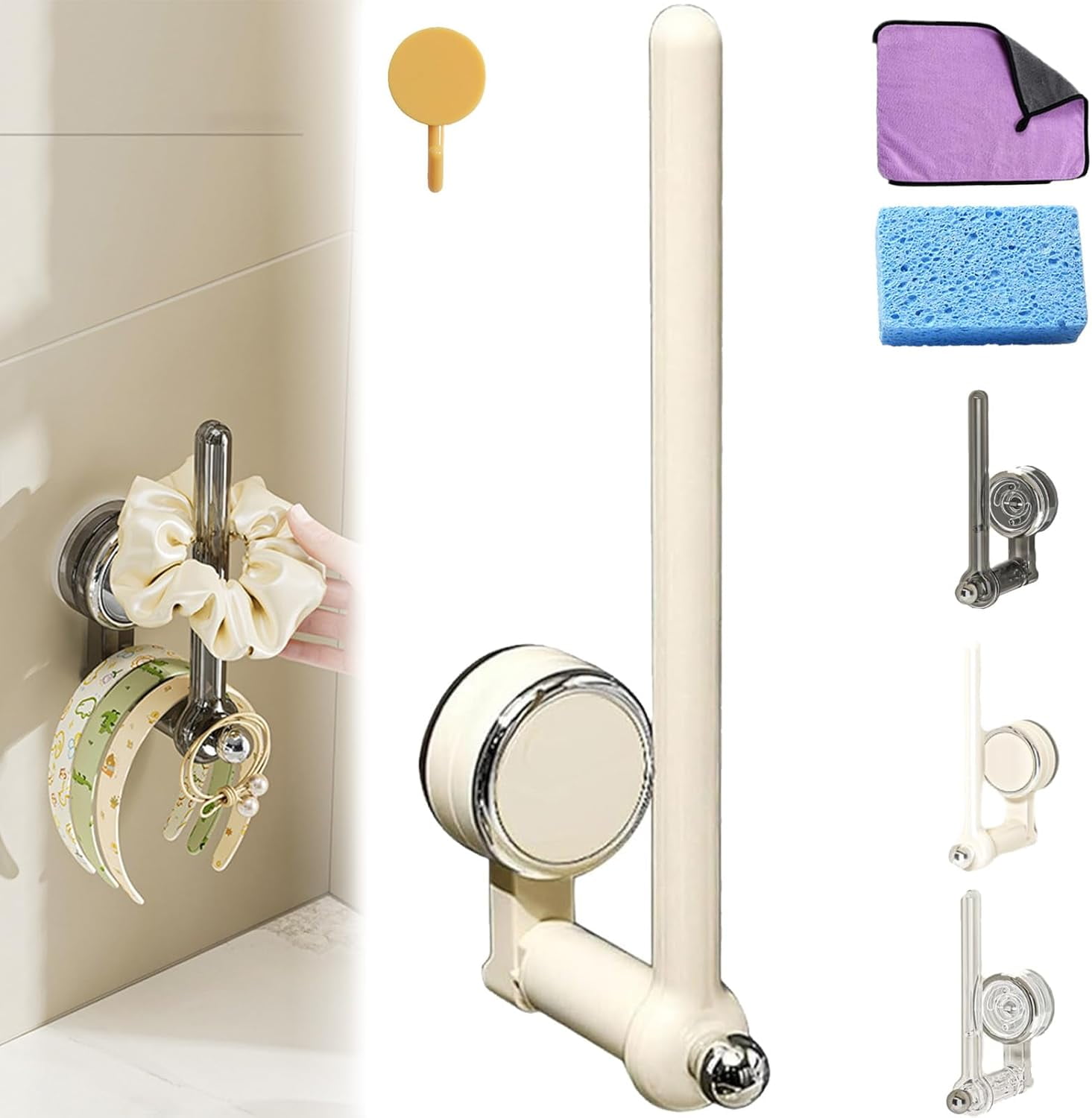 Multifunctional Sucker Hanging Rod,Multifunctional Rod Holder, Suction ...