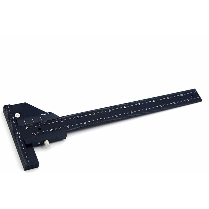 Multifunctional T-Type Woodworking Plotter Measuring Ruler (0-280mm ...