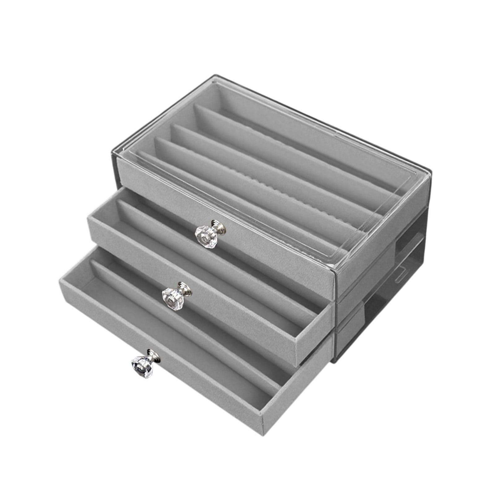 Multifunctional Transparent Jewelry & Storage Drawer Organizer with ...