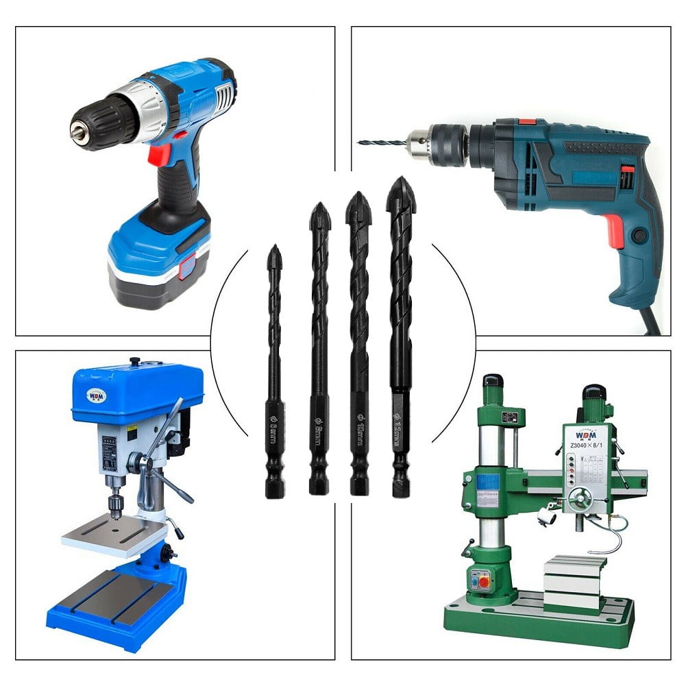 Multifunctional Triangle Drill Bit Glass Ceramic Vitrified Brick Full ...