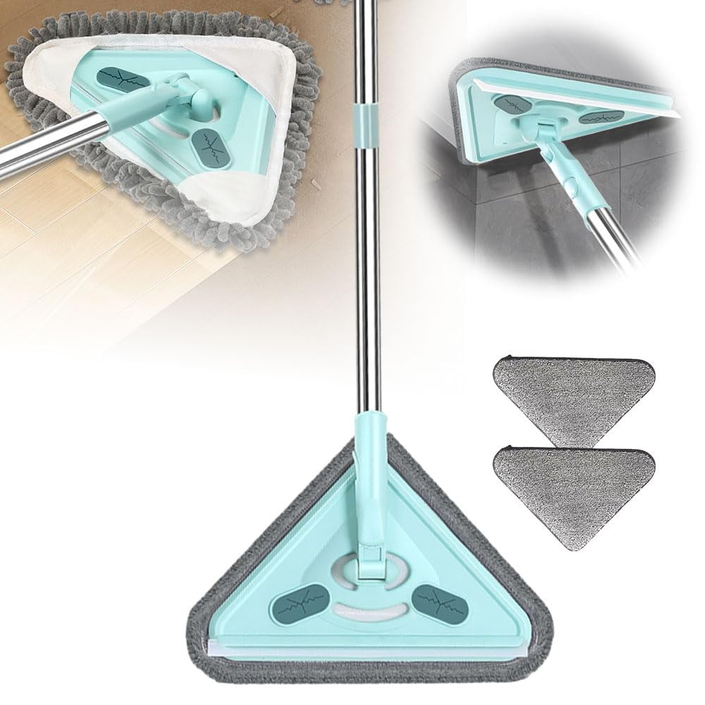 Multifunctional Triangle Mop, 2025 New Extendable Triangle Mop 360 ...