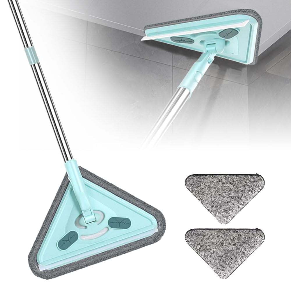 Multifunctional Triangle Mop, 2025 New Extendable Triangle Mop 360 ...