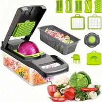Vegetable Chopper Pro, Multifunctional Food Chopper with Container ...