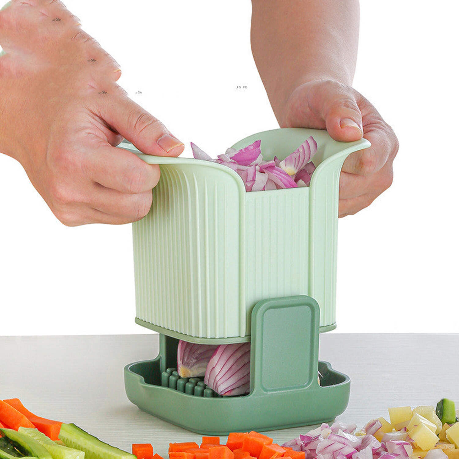 Multifunctional Vegetable Chopper French Fries Cutter Household Hand ...