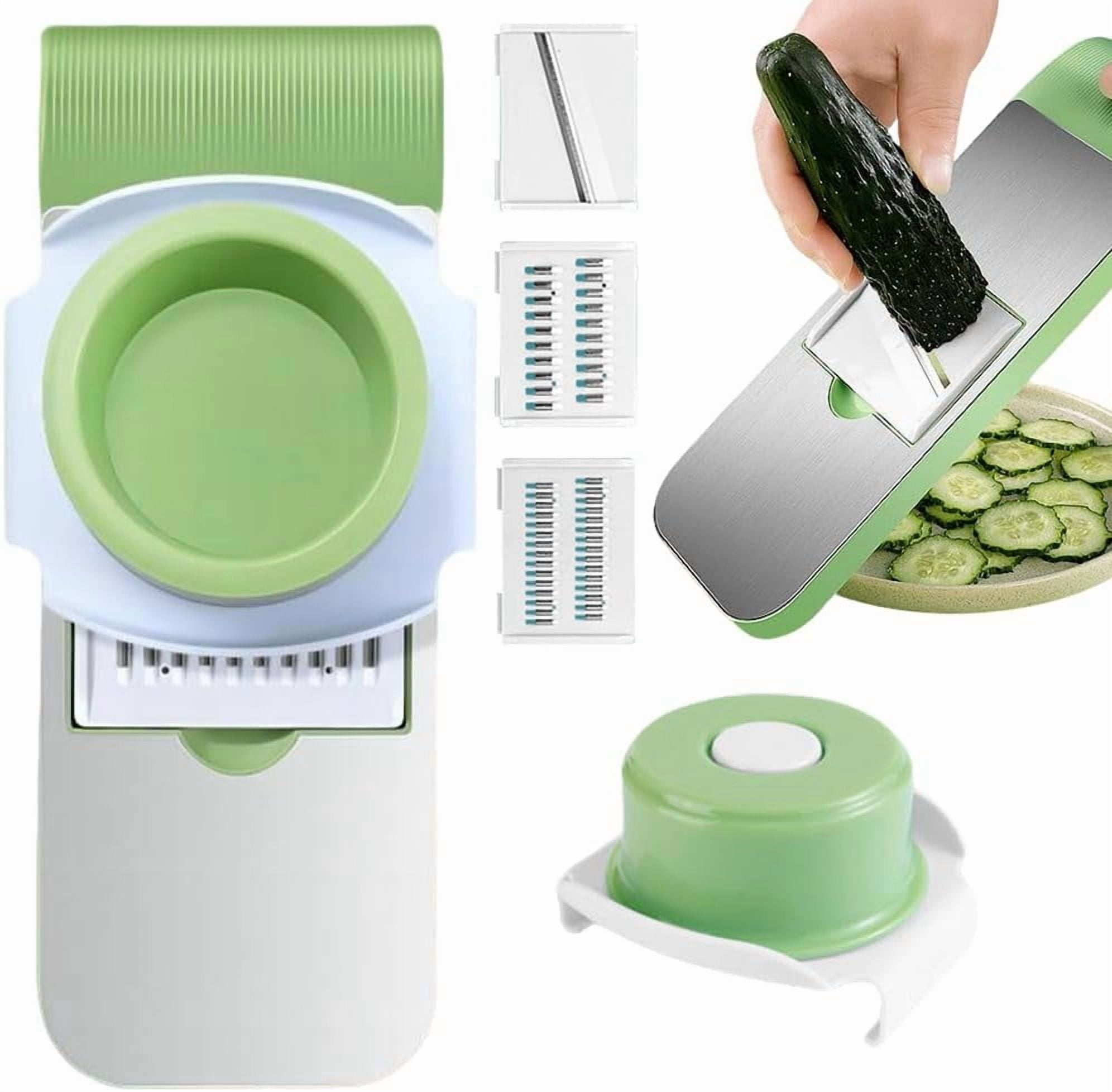 Multifunctional Vegetable Chopper & Mandoline Slicer, Stainless Steel ...