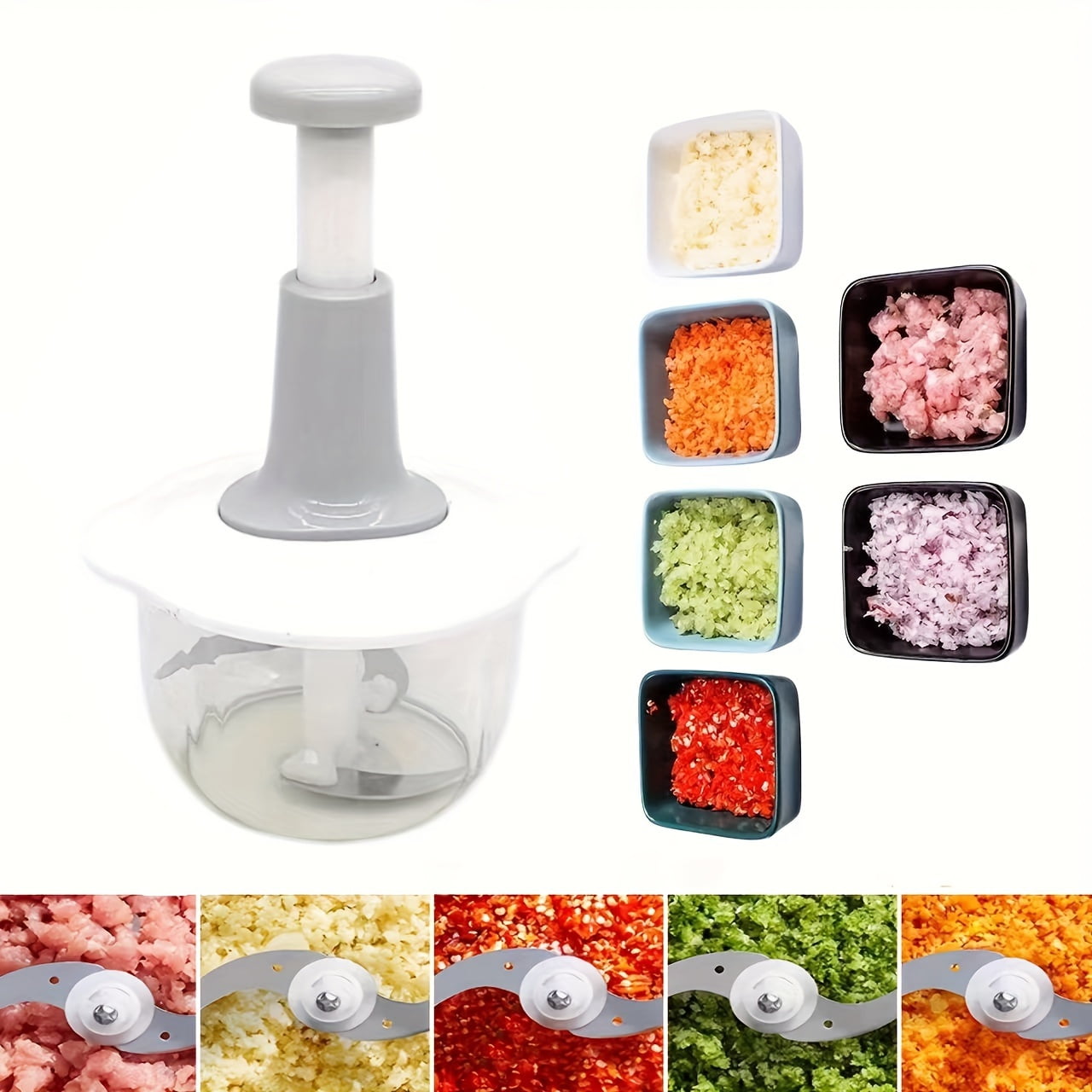 Multifunctional Vegetable Crusher And Garlic Mashing Machine, 1.5L palm ...