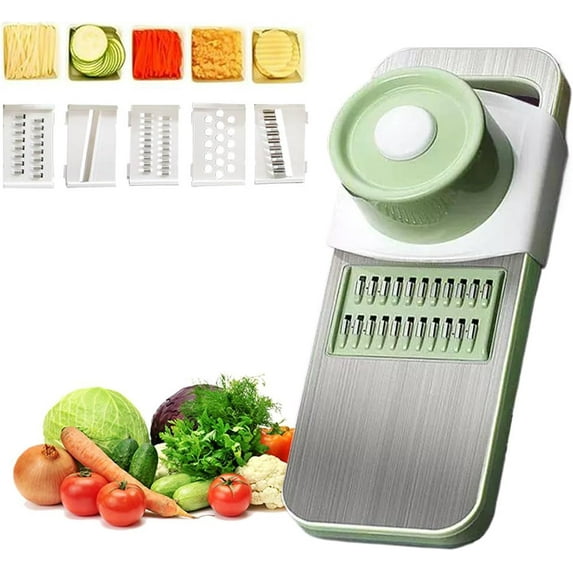 Multifunctional Vegetable Cutter,6-in-1 Vegetable Chopper Set,Manual ...