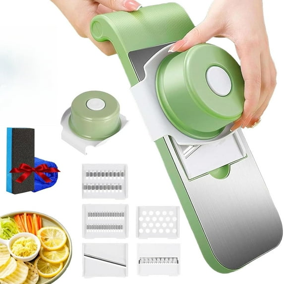 Multifunctional Vegetable Cutter, Adjustable Mandoline Slicer with ...