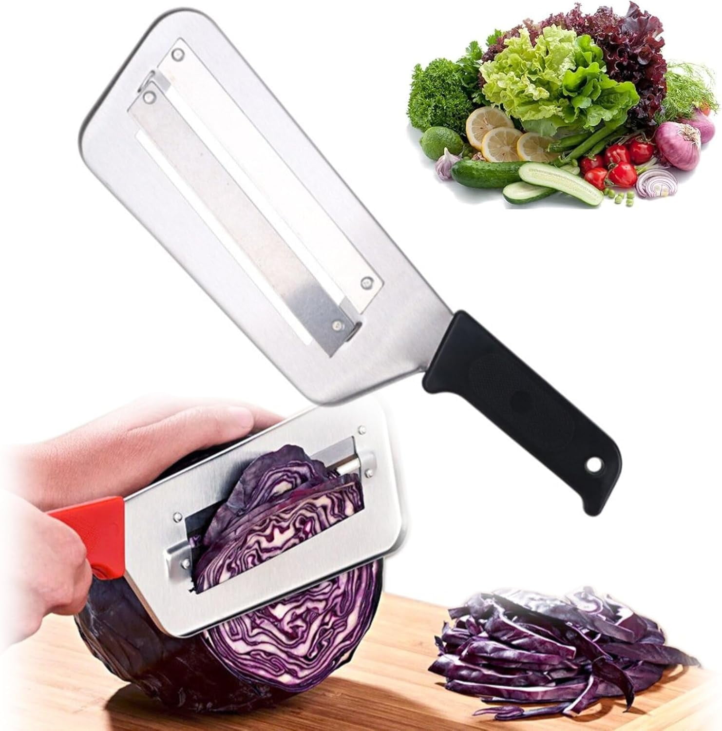 Multifunctional Vegetable Cutter, Cabbage Slicer Shredder for Fast and ...