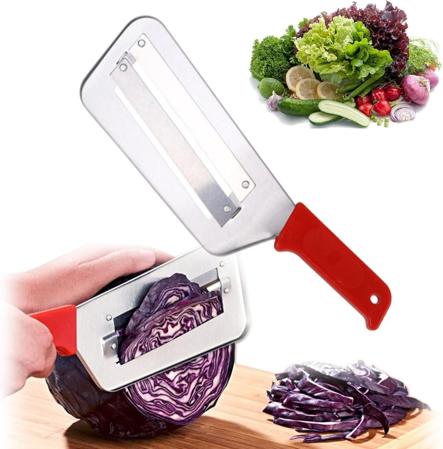 Multifunctional Vegetable Cutter, Cabbage Slicer Shredder for Fast and ...