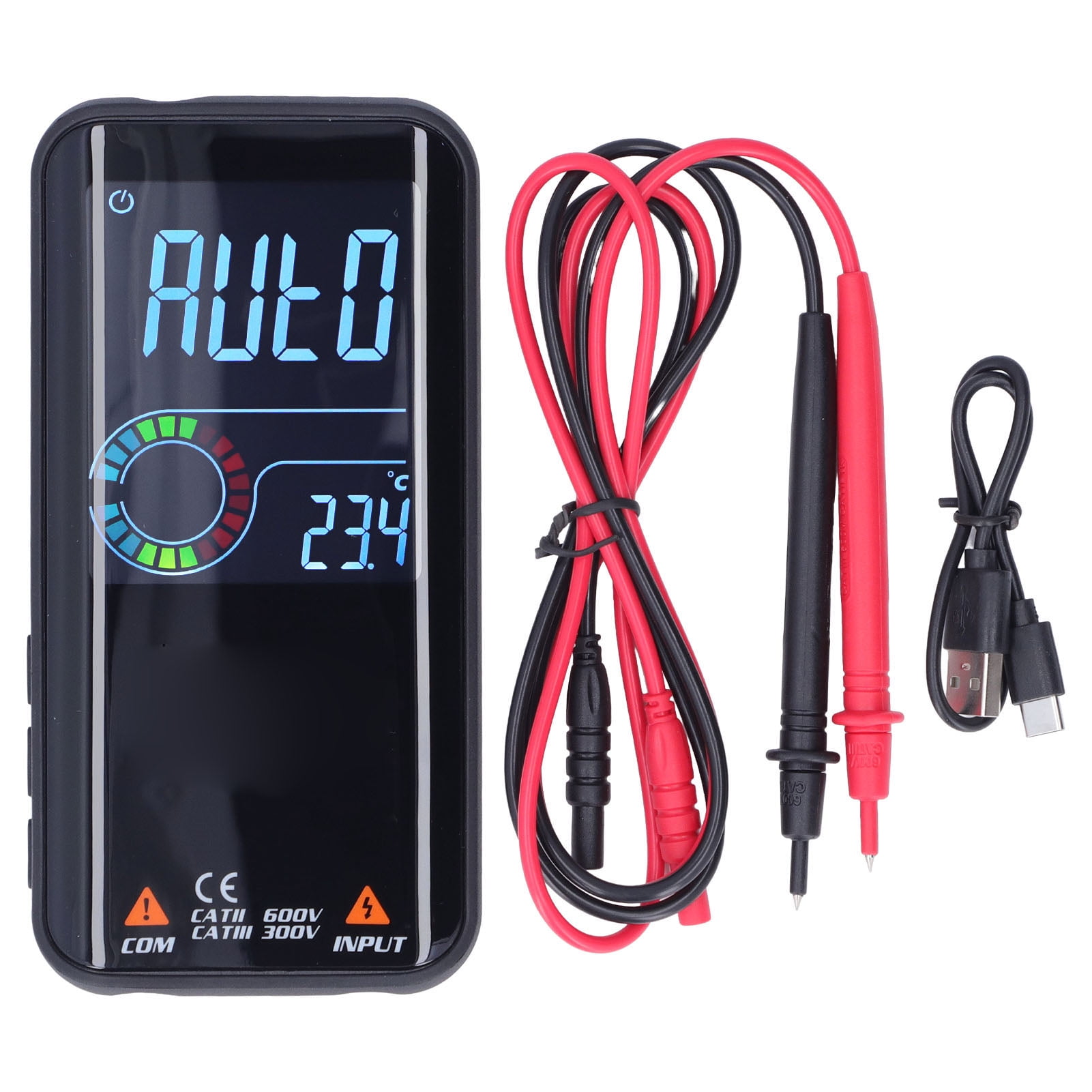 Multifunctional Voltage Tester with Large Display and Electromagnetic ...
